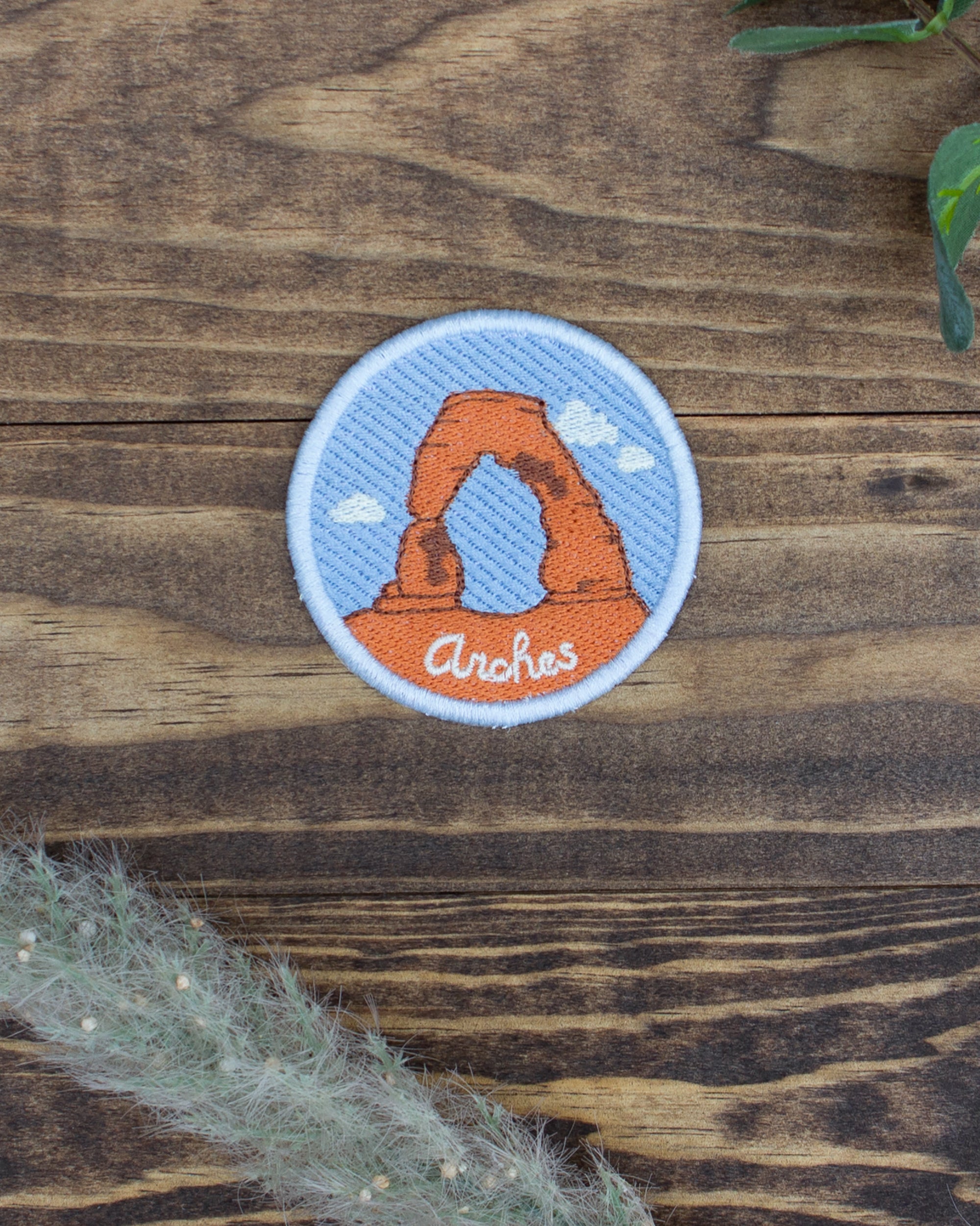 Delicate Arch Embroidered Patch – Stitchback Stories